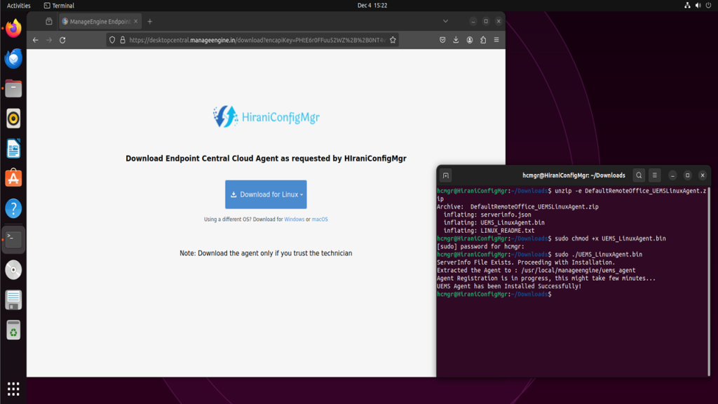 MDM_36_Seamless Linux Device Management with ManageEngine Endpoint Central - Hiraniconfigmgr