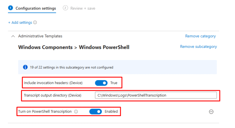 Mdm71audit‑ready Powershell Enable And Setup Powershell Transcription Via Microsoft Intune