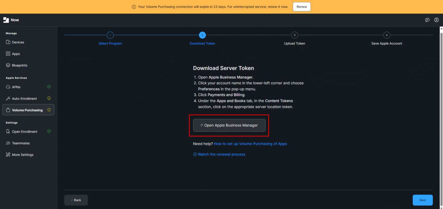 MDM_72_How to Renew Volume Purchasing and Automated Device Enrollment Tokens in Jamf Now ...