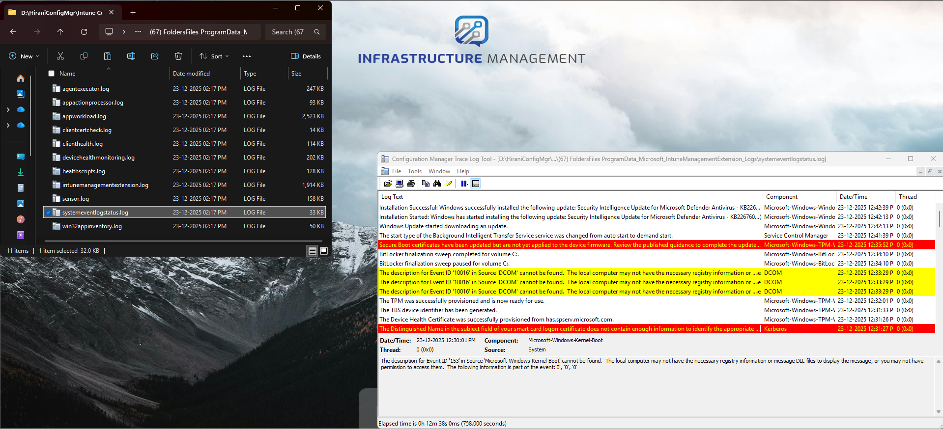 MDM_80_Collecting Windows System Event Logs Using Intune Remediation ...