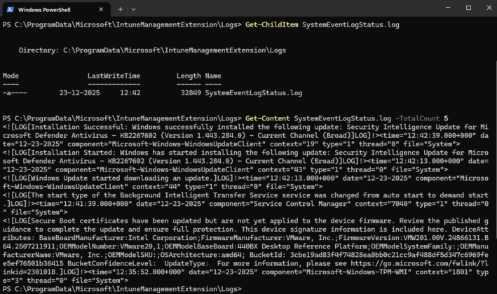 MDM_80_Collecting Windows System Event Logs Using Intune Remediation ...