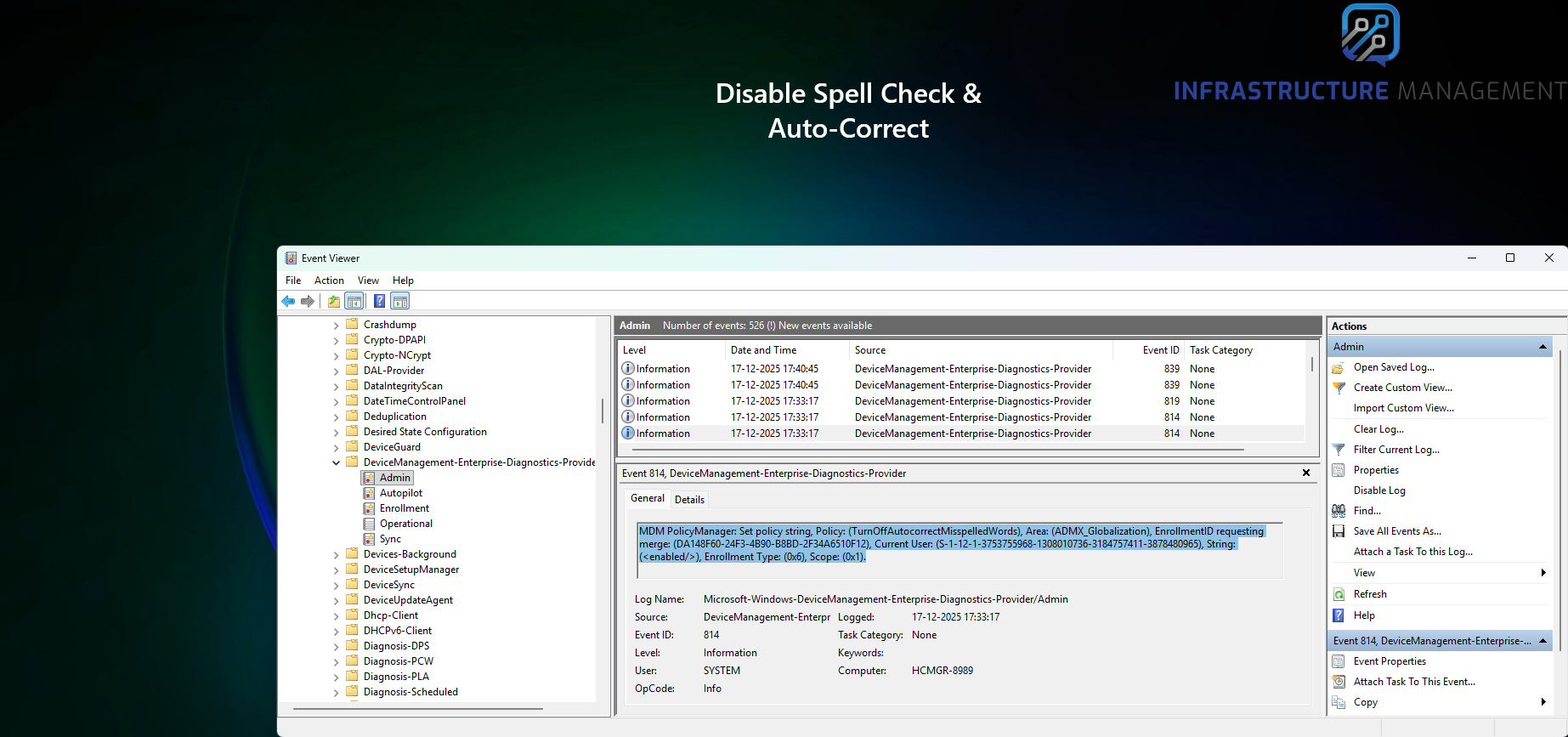 MDM_79_Disable Spell Check Underlines and Auto-Correct on Windows ...
